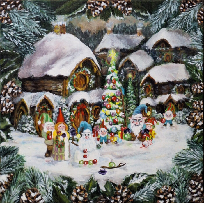 Gnome Challenge – Academy of Fine Art and Acrylic Painting