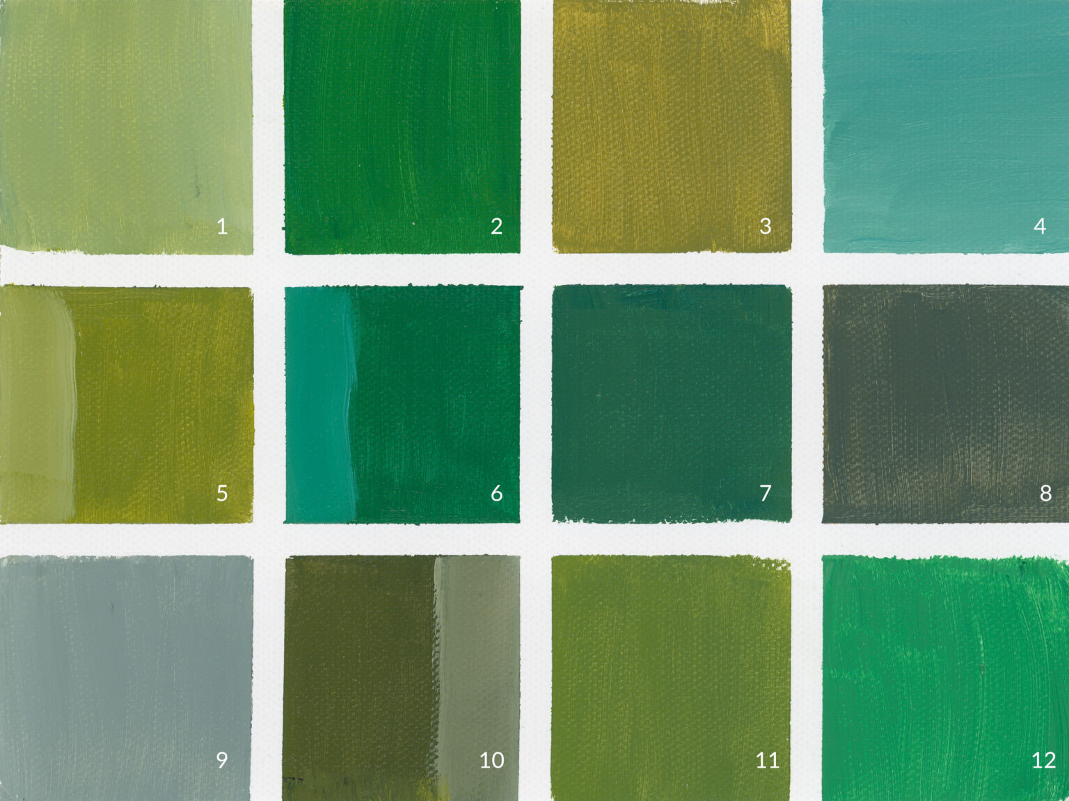 Mixing the Perfect Greens – Academy of Fine Art and Acrylic Painting