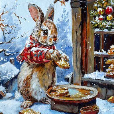Holiday Hare’s Gingerbread Tutorial – Academy of Fine Art and Acrylic ...