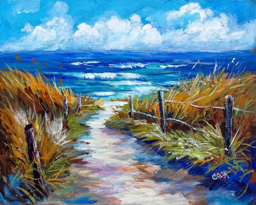 Summer Coastal Escape – Academy of Fine Art and Acrylic Painting